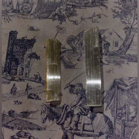 Rocks | Accents | 2 Satin Spar Selenite About 2 And 3 Inches | Poshmark